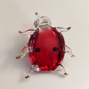 Accents | Nwob Mini Glass Ladybug | Poshmark